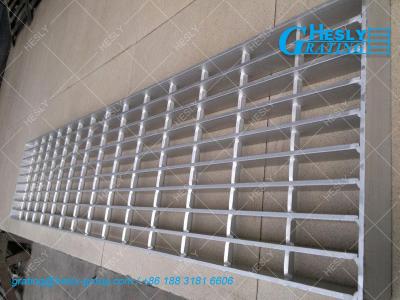 China 6061 Aluminum Alloy Bar Grating, 40X5mm bearing bar, 2X1m, HeslyGrating-China Factory exporter for sale