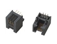 China IP20 RJ11 RJ45 Jack with 94V-0 Flame Retardant Rating and 125V Rated Voltage for sale
