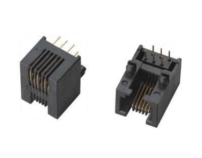 China IP20 RJ11 RJ45 Jack with 94V-0 Flame Retardant Rating and 125V Rated Voltage for sale