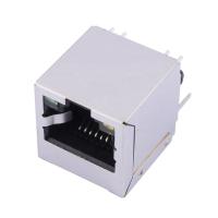 China PCB Shielded Modular Jack / 8P8C Side Enter Vertical RJ45 Connector for sale