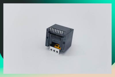 China 85513-5113 Vertical Shielded SMT Jack With Solder Tab 8P8C Top Entry for sale