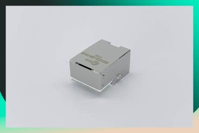 China Low Profile RJ45 Magnetic Jack RMT-462A-12F6-GY  MIC3801D-5166 for sale