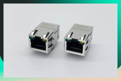 China R10G-661A-12F4-G2 1X1 10G Base-T Magnetic RJ45 Connector for sale