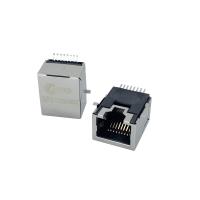 China Tab Up 100 Base-T Ethernet SMT RJ45 Modular Jack for sale