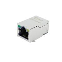 China 10 100 Base-T Female RJ45 Network Jack With LED for sale