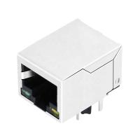 China 100Base-T 1000Base-T 1x1 8P8C RJ45 Female Connector Length 21.6mm for sale