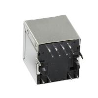 China 1000Base-TX NO LEDs Ethernet RJ45 Vertical Connector IEEE802.3 for sale