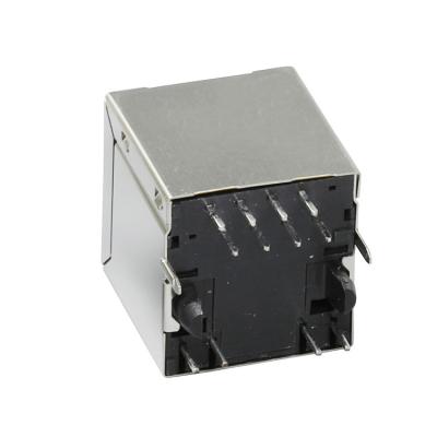 China 1000Base-TX NO LEDs Ethernet RJ45 Vertical Connector IEEE802.3 for sale