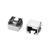 China RJ45 Modular Jack with 9.7mm Width 8 Contacts and Solder Termination for Secure Data Transfer for sale