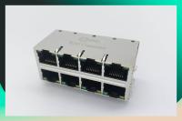 China 2x4 8x8P 64 Pin RJ45 Modular Connector For Ethernet for sale
