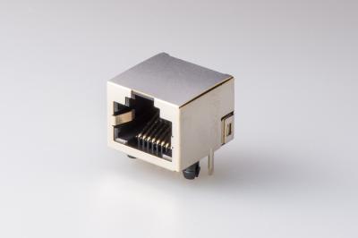 China Modular Rj45 jack tap up 8p8c Single port With Shielded And Without Led for sale