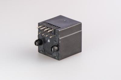 China RJ45 Network Port 8P8C Single Port  180 Degree Top Entery Network for sale
