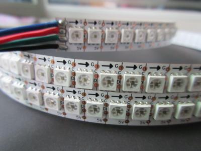 China apa102 apa104 ws2812b rgb flexible pcb full color digital addressable led strip for sale