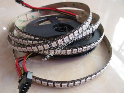 China digital rgb full color 144 led/m high density apa102 led strip for sale