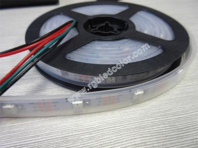 China 60led/m addressable digital rgb built-in IC APA104 led strip for sale