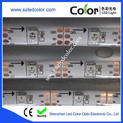 China programmalbe led strip WS2812B built-in IC LED tape for sale