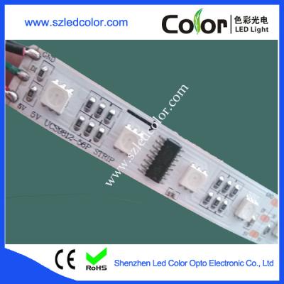 China 65536 gray scale adjustment ucs9812 addressable led strip for sale