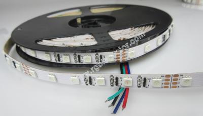 China dc24v 60led 14.4w 5050 rgb constant current flexible led strip light for sale