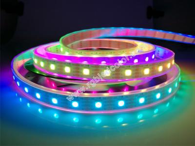 China DC5V 60led 18w sk9822 built-in ic digital rgb led strip light for sale