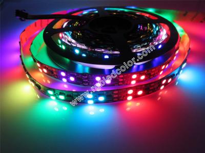 China dc12v ws2811 90led triangle led strip 15mm width black pcb high brightness for disco bar for sale