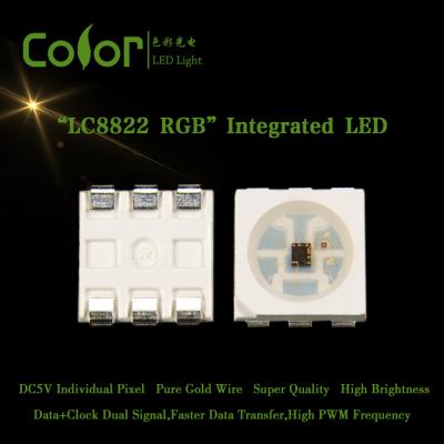 China DMX Spi Controllable 3 RGB Channel SK9822 Smart LED Pixel Chip for sale