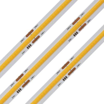 China DC12V 24V 1000lm Super Brightness Flexible PCB COB LED Linear Strip for sale