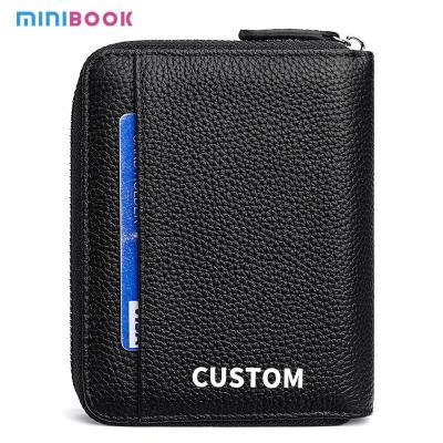 China Leather RFID Blocking Wallet for Women Credit Card Holder Clutch with 12 Card Slots for sale
