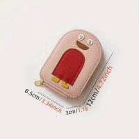 China Custom Cow Leather ID Card Holder for Kids Women Fashion Multi Card Bag 6 Slots for sale