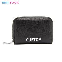 China Genuine Leather Credit Card Holder for Women Low MOQ Mix Models 8 Card Slots for sale