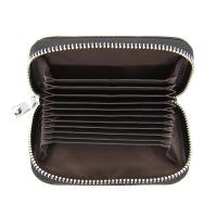 China Genuine Leather Credit Card Holder for Women Low MOQ Mix Models 8 Card Slots for sale