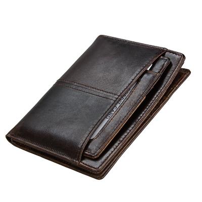 China PU Leather Luxury Men Wallet Coin Purse Card Holder 11cm x 9cm x 2cm for sale