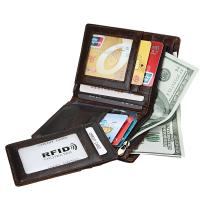 China PU Leather Luxury Men Wallet Coin Purse Card Holder 11cm x 9cm x 2cm for sale