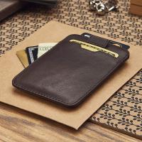China RFID Blocking Men's PU Leather Wallet with Zipper Card Holder 10 Card Slots for sale