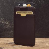 China RFID Blocking Men's PU Leather Wallet with Zipper Card Holder 10 Card Slots for sale