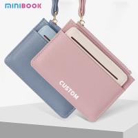 China Small Credit Card Holder Purse with Detachable Wristlet Handbag 10 Card Slots for sale