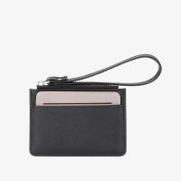 China Small Credit Card Holder Purse with Detachable Wristlet Handbag 10 Card Slots for sale