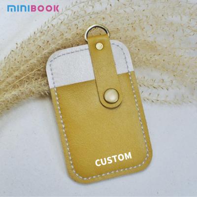 China PU Leather Credit Card Holder Keychain 9x6.5x0.5cm for Women Fashion Essentials for sale