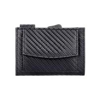 China Custom PU Leather Card Holder with Metal Box Low MOQ Mix Models for Men for sale