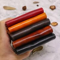 China PU Leather Trifold Coin Purse Business Card Holder with Snap Closure 8 Card Slots for sale