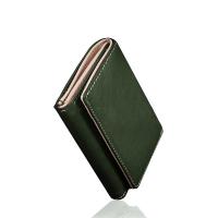 China Aluminum Genuine Leather RFID ID Card Holder Slim Fashion Wallet for Business Credit Cards for sale