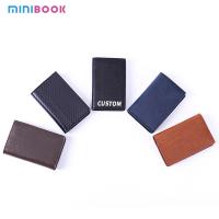 China RFID Blocking Credit Card Holder Wallet PU Leather Business Card Case 6 Slot for sale