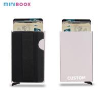 China Aluminum Alloy Credit Card Holder RFID Blocking Slim Wallet for 4-8 Cards for sale