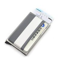 China Aluminum Alloy Credit Card Holder RFID Blocking Slim Wallet for 4-8 Cards for sale