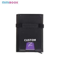China RFID Blocking Slim Metal Card Holder Pop Up Wallet Holds 8 Cards Cash Money Pocket Low MOQ Mix Models for sale