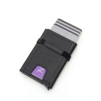 China RFID Blocking Slim Metal Card Holder Pop Up Wallet Holds 8 Cards Cash Money Pocket Low MOQ Mix Models for sale