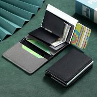 China Custom Metal Card Holder Wallet 0.07kg Slim Hollow Out Design with Money Clip for sale