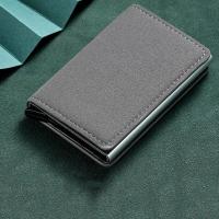 China Custom Metal Card Holder Wallet 0.07kg Slim Hollow Out Design with Money Clip for sale