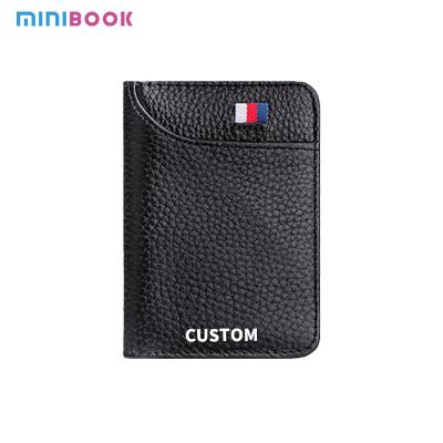 China Men's RFID Bifold Leather Credit Card Holder Wallet Money Clip Minimalist Design PU for sale