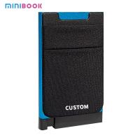 China Aluminum Alloy RFID Blocking Credit Card Holder Slim Wallet for Travel Men Women for sale