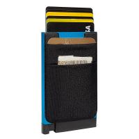 China Aluminum Alloy RFID Blocking Credit Card Holder Slim Wallet for Travel Men Women for sale